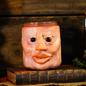 Horror Storage: Creepy Clay Jars With Unsettling Faces - Etsy