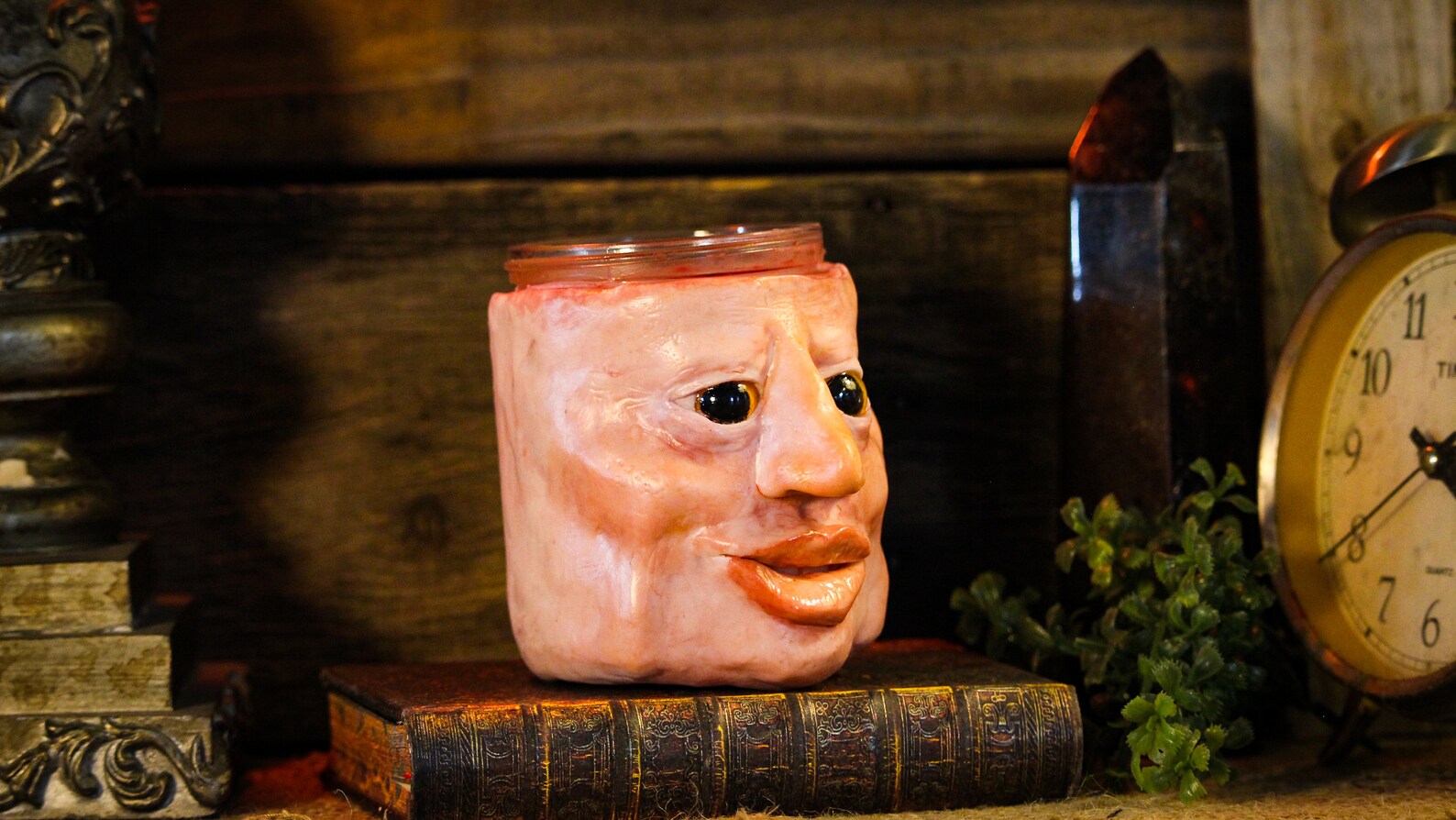 Horror Storage: Creepy Clay Jars With Unsettling Faces - Etsy