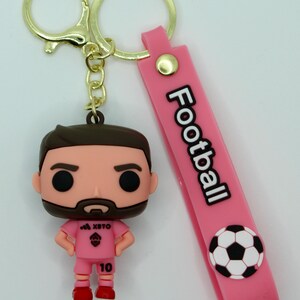 Soccer Keychain. Ronaldo Keychain. Neymar Keychain. World Cup Messi #10 ...