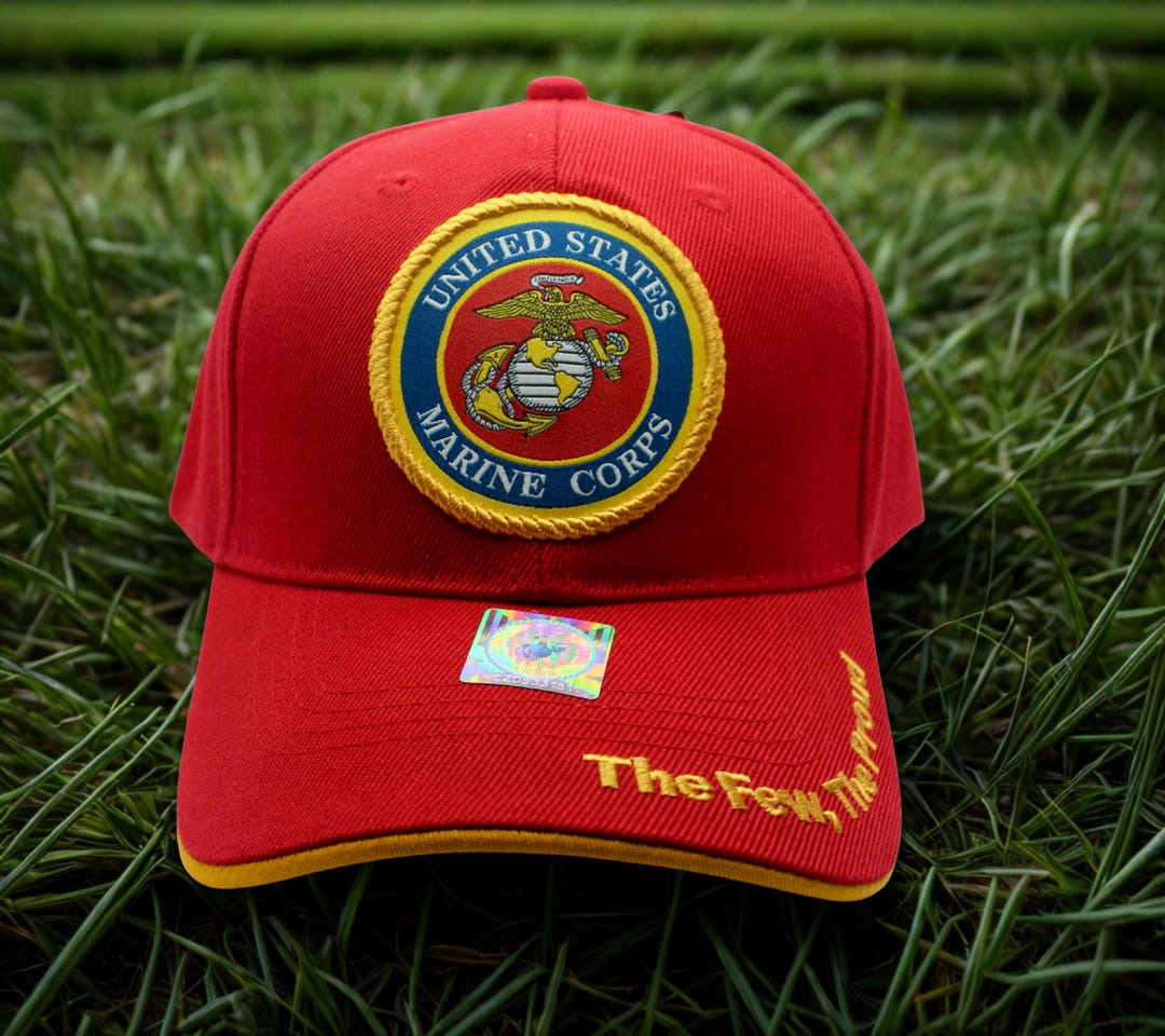 U.S Marine Corps the Few the Proud Hat – Embroidered Red Hat ...