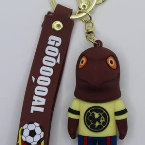 Soccer Keychain. Cute Soccer Ball Keychain. America Keychain. Chivas ...