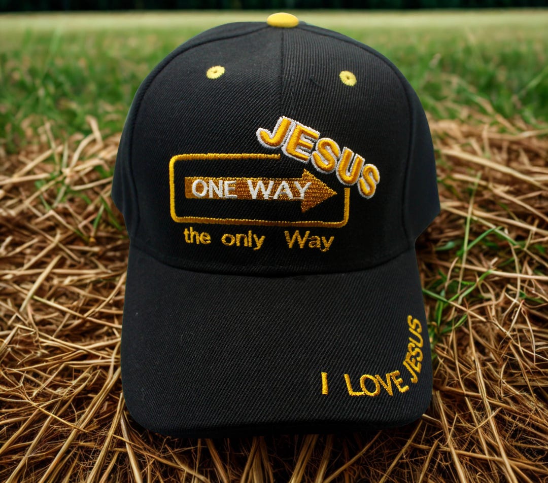 Jesus One Way the Only Way Hat. John 14:6 Hat. Jesus Hat. Religious Hat ...