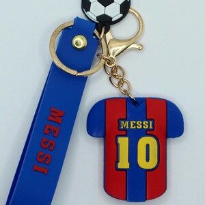Soccer Keychain. Cute Barcelona Keychain. Messi Keychain. World Cup ...