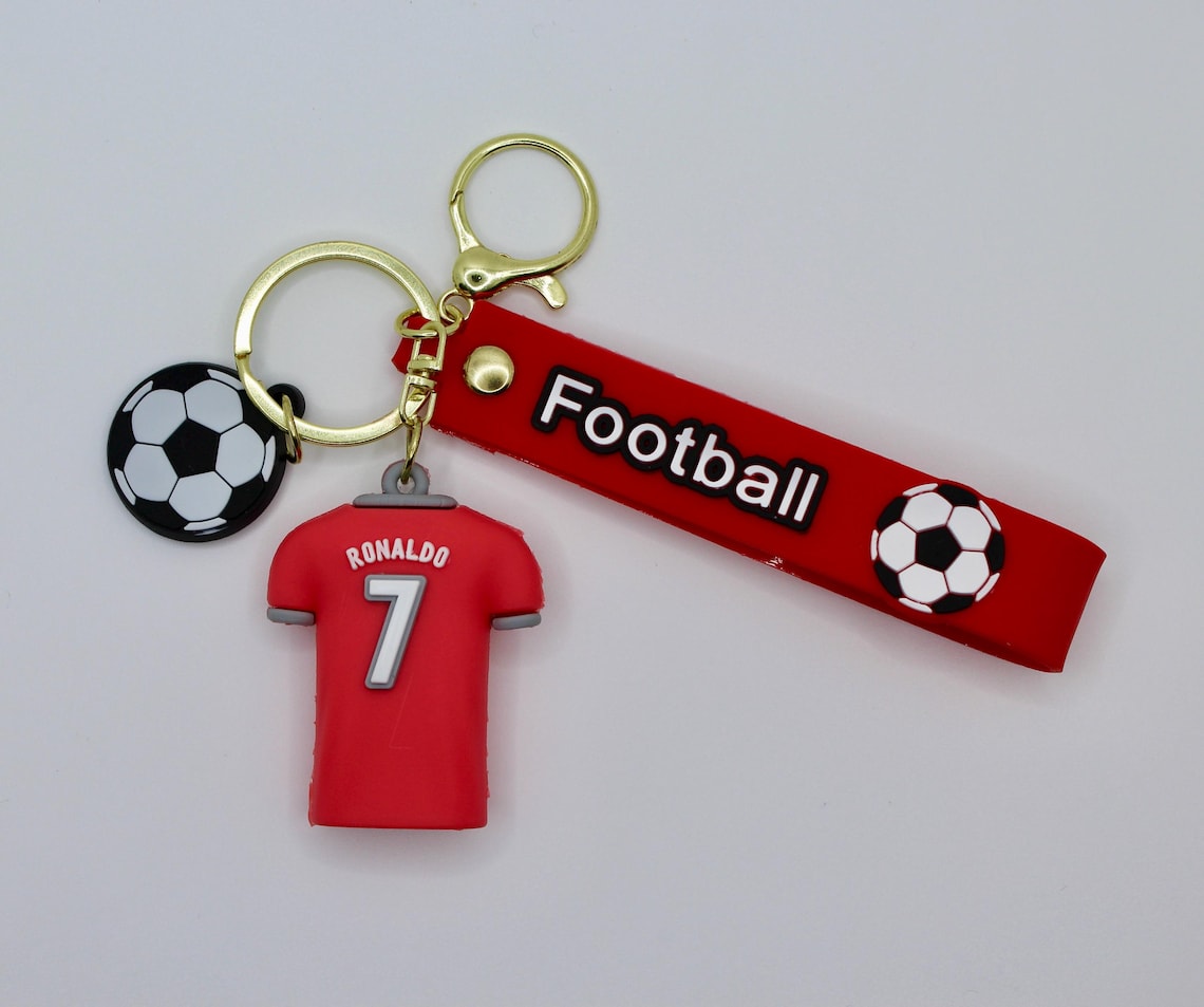 Soccer Keychain. Ronaldo Keychain. Vini Jr. Keychain. Real Madrid ...