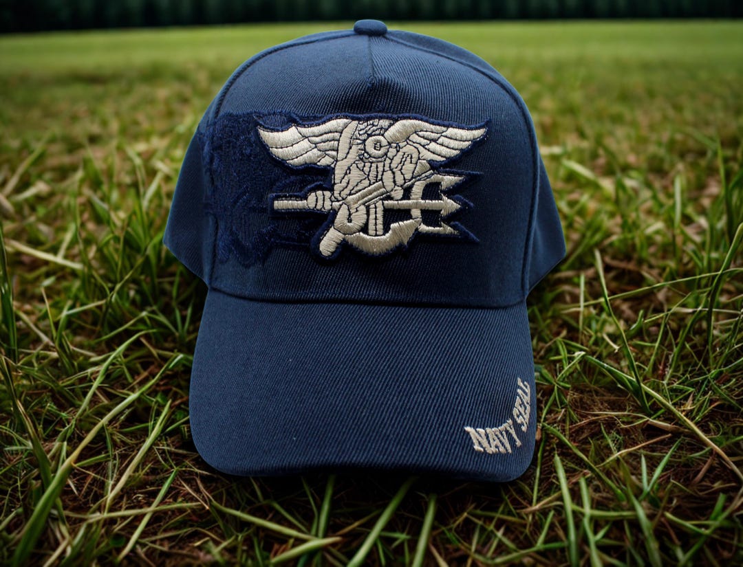 US Navy Hat. Embroidered US Navy Seal Cap. Navy SEAL Inspired Hat ...