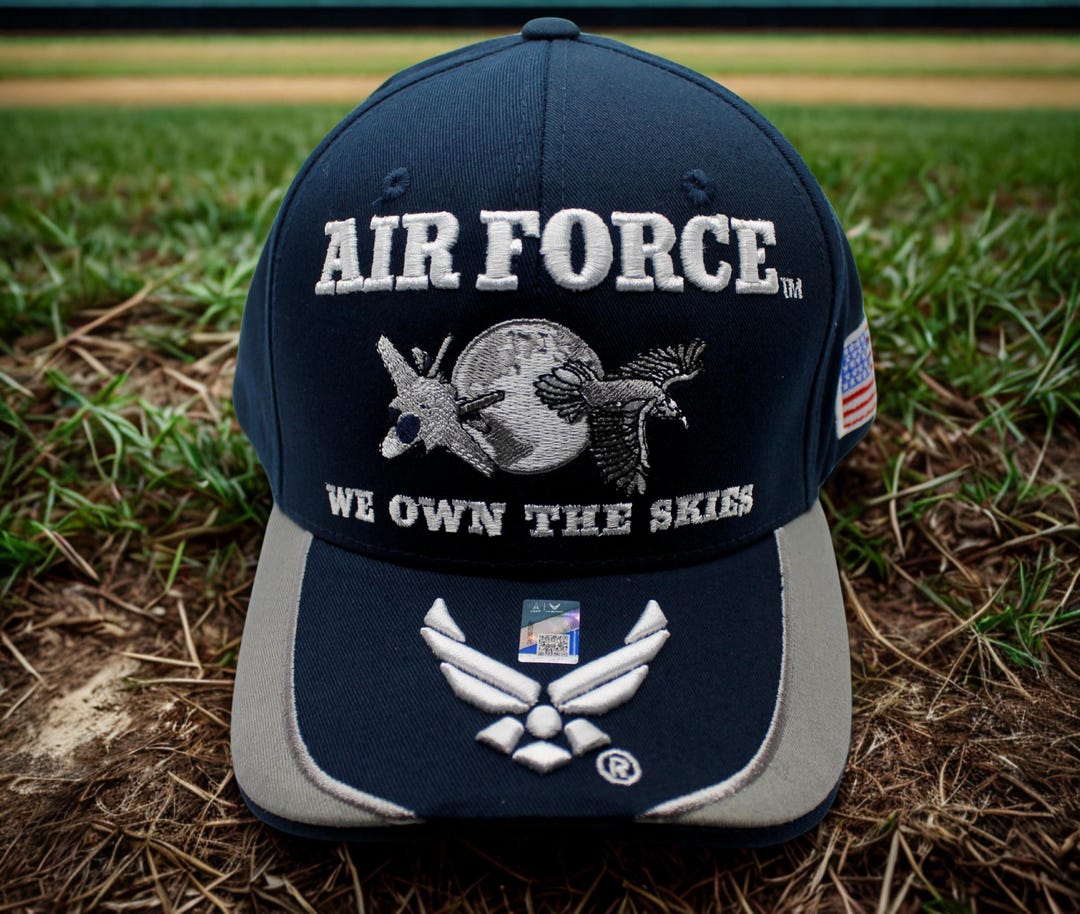 U.S. Air Force Hat –USAF We Own the Skies Adjustable Baseball Cap ...