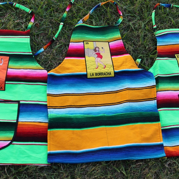 Mexican Embroidered Apron - Etsy