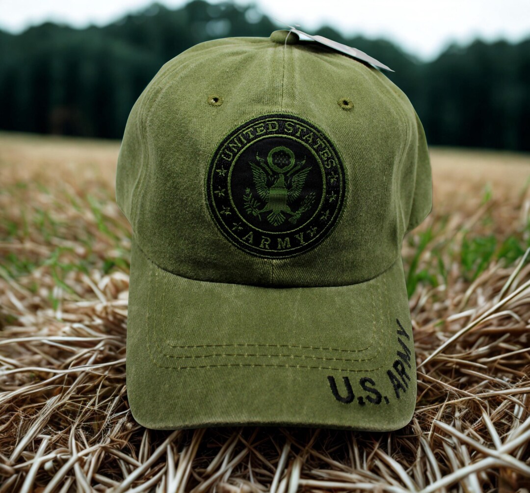 U.S Army Hat. US Army Green Cap. U.S Army Adjustable Baseball Cap ...