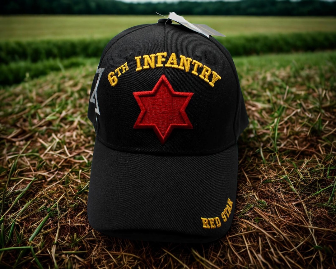 U.S. Army Hat. US Army 6th Infantry Division Red Star Hat. Veteran Gift ...