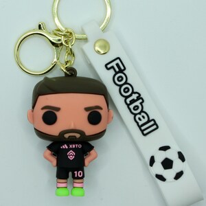 Soccer Keychain. Ronaldo Keychain. Neymar Keychain. World Cup Messi #10 ...