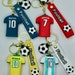Soccer Keychain. Ronaldo Keychain. Neymar Keychain. World Cup Messi 10 ...
