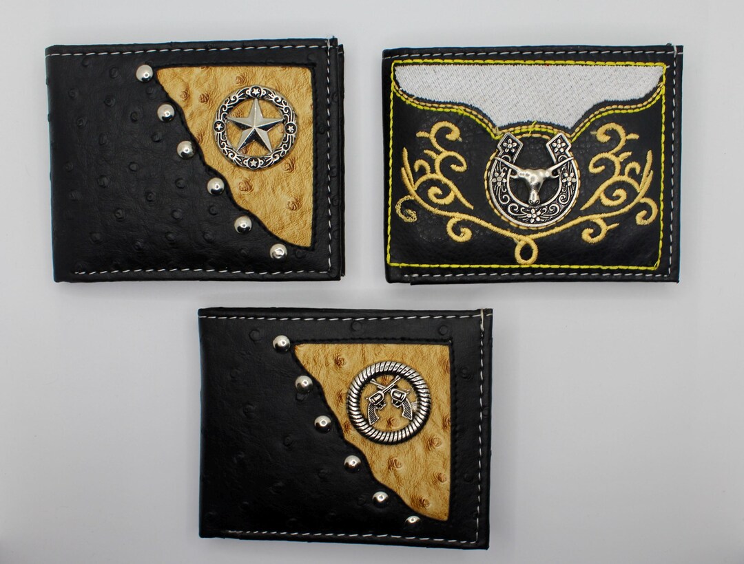 Western Bifold Wallet– Handcrafted Cowboy Style Wallet. Western Wallet ...