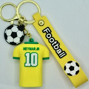 Soccer Keychain. Ronaldo Keychain. Neymar Keychain. World Cup Messi #10 ...