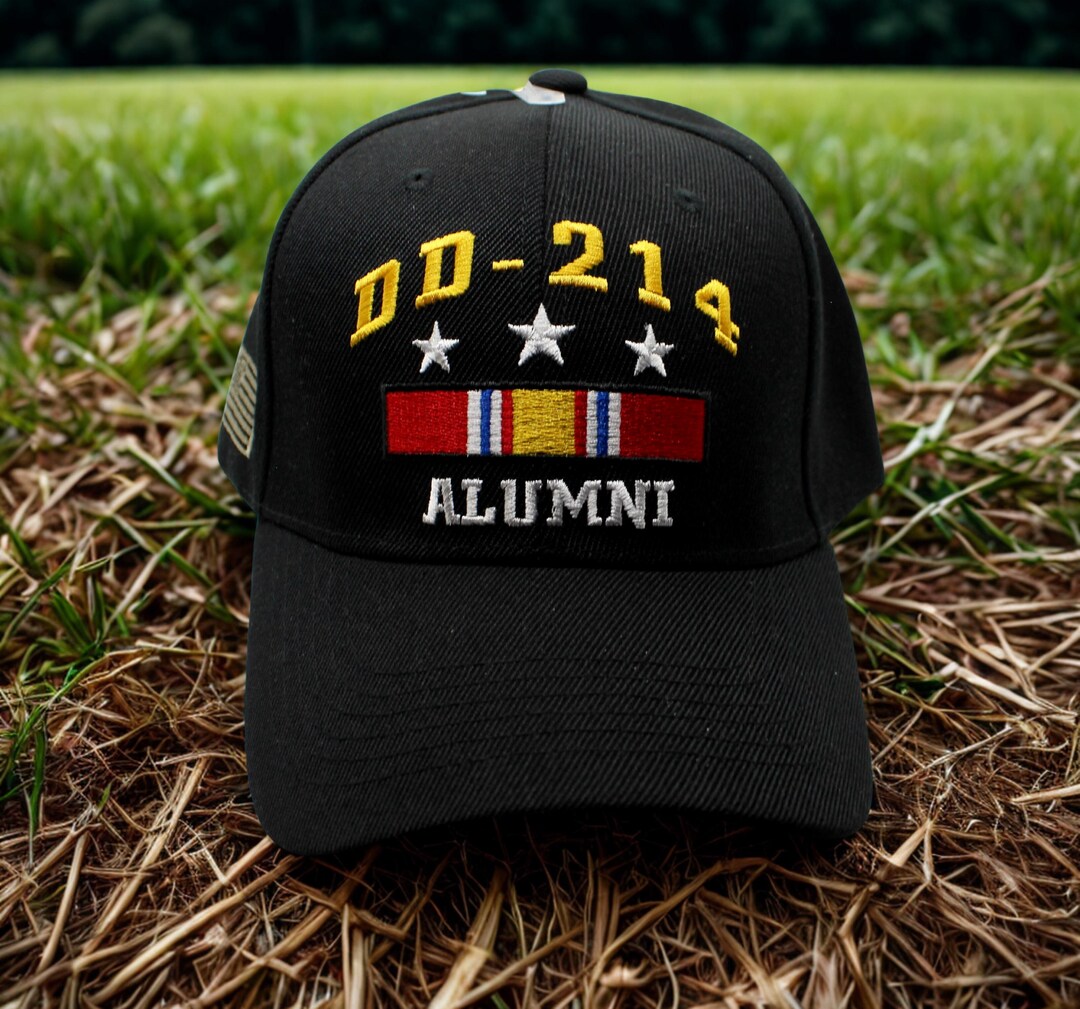 DD-214 Alumni Veteran Hat – Military Service Discharge Cap With Service ...