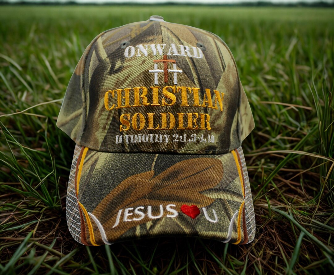 Jesus Camo Hat. Jesus Loves You Hat. Jesus Hat. Religious Hat. I Love ...