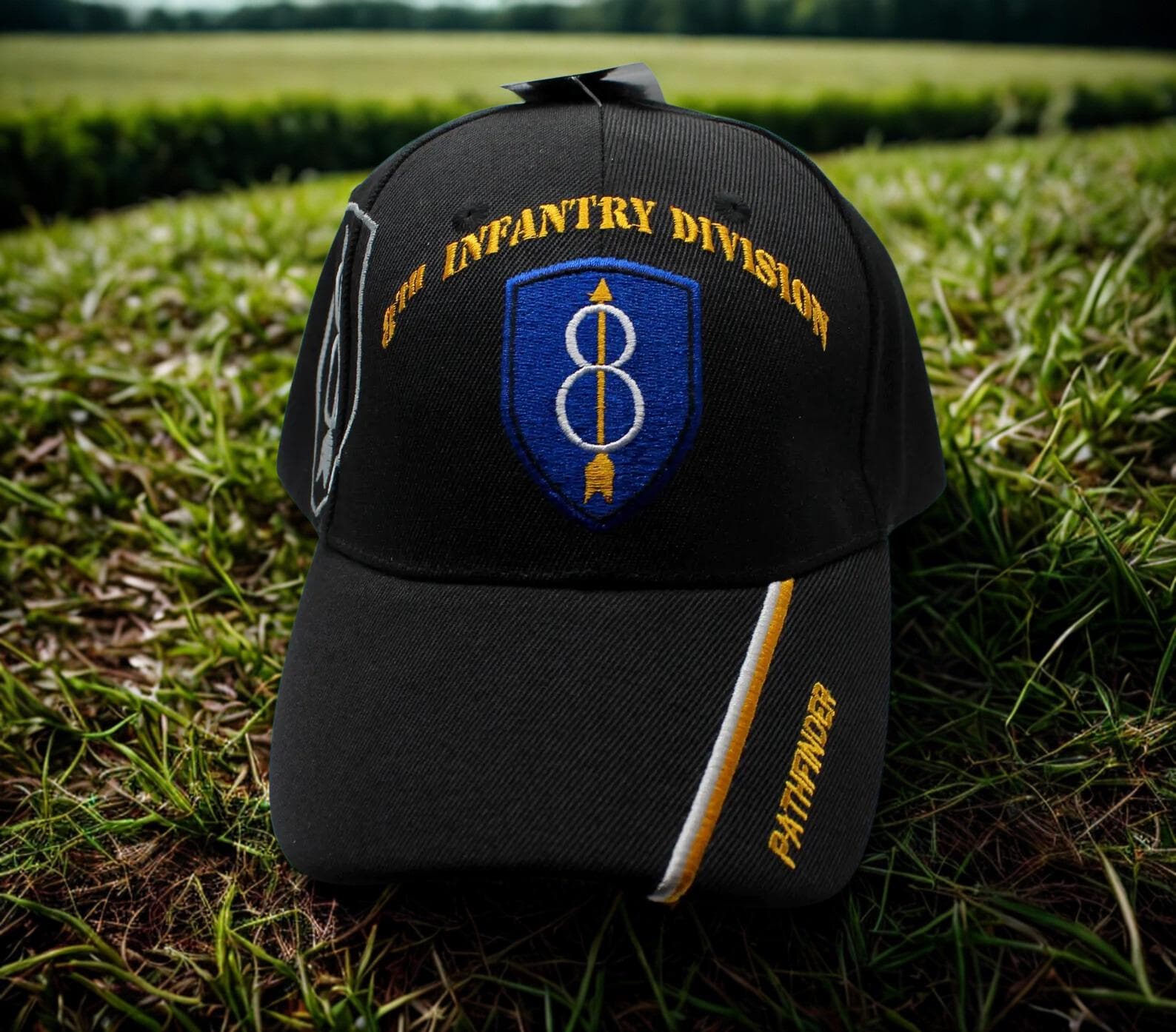 US Army 8th Infantry Division Hat. Embroidered Pathfinder, 8th Infantry ...