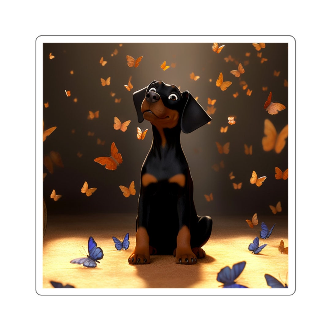 4 Styles Akc's Top50 Dog Breeds Doberman Pinschers - Etsy