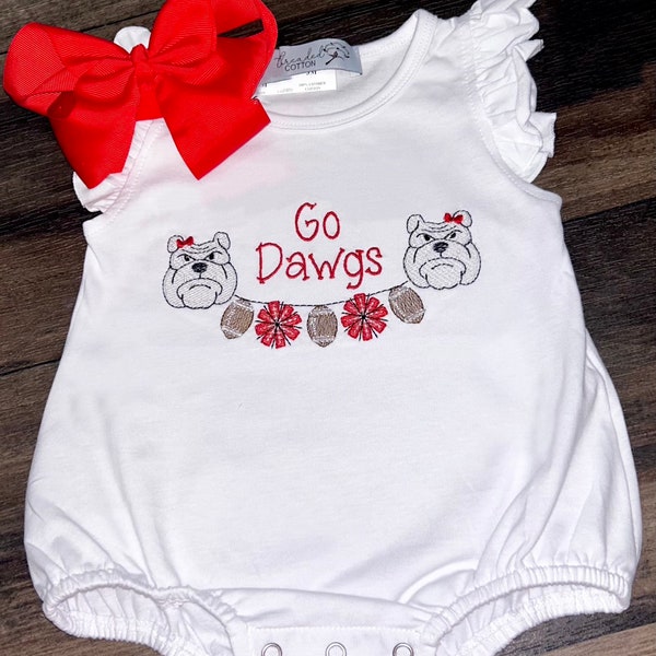 Uga Baby Girl Smocked - Etsy