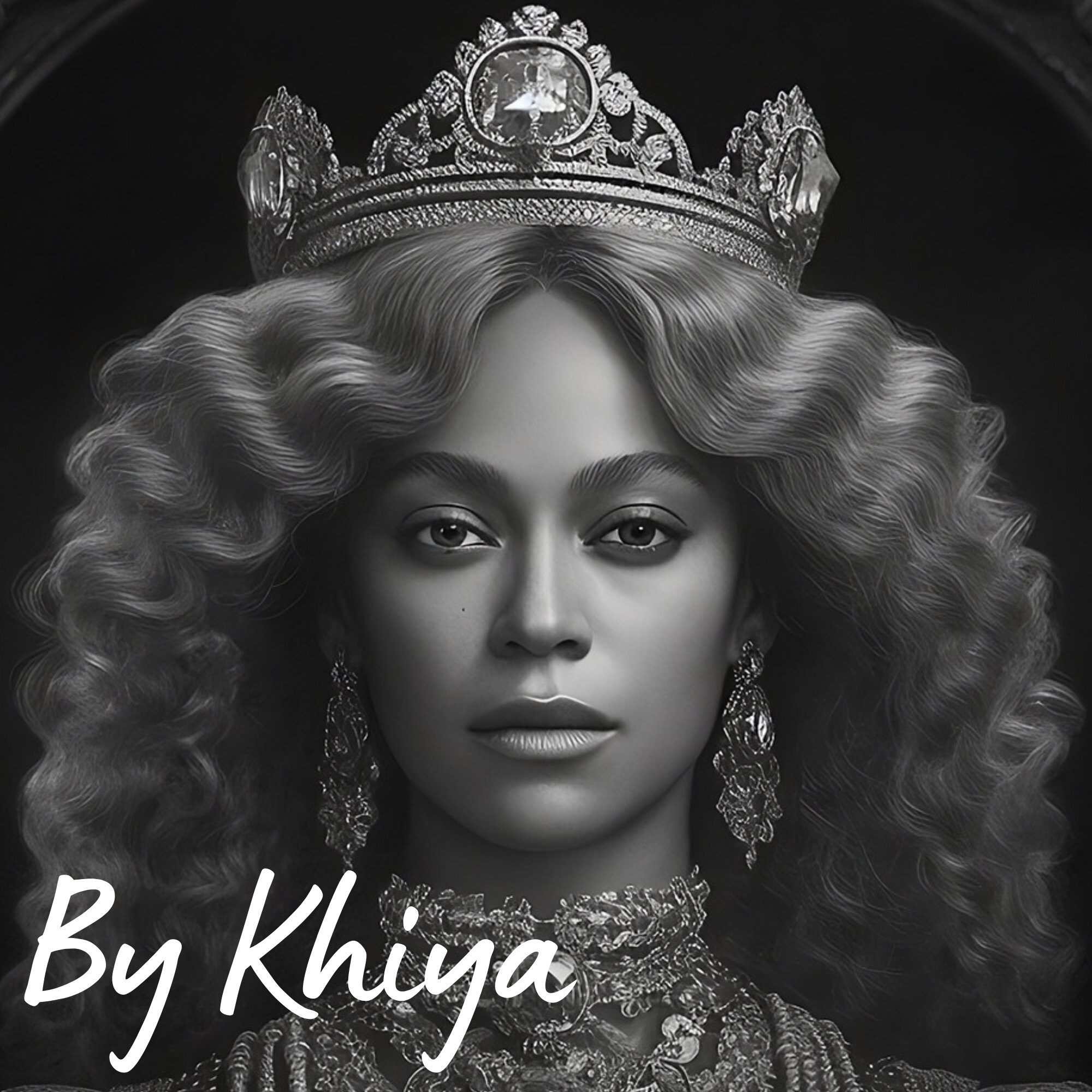 Renaissance Beyonc| Queen Bey| Victorian Portrait | Celeb Portrait ...