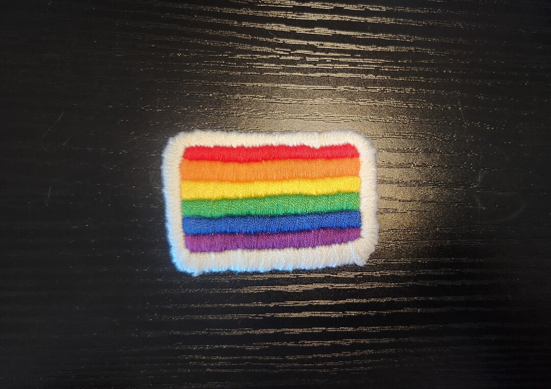 LGBT Rainbow Pride Flag Patch - Etsy