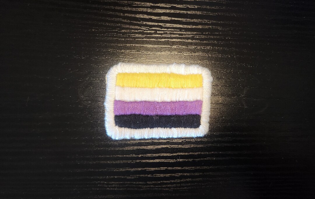 Nonbinary Pride Flag Patch - Etsy