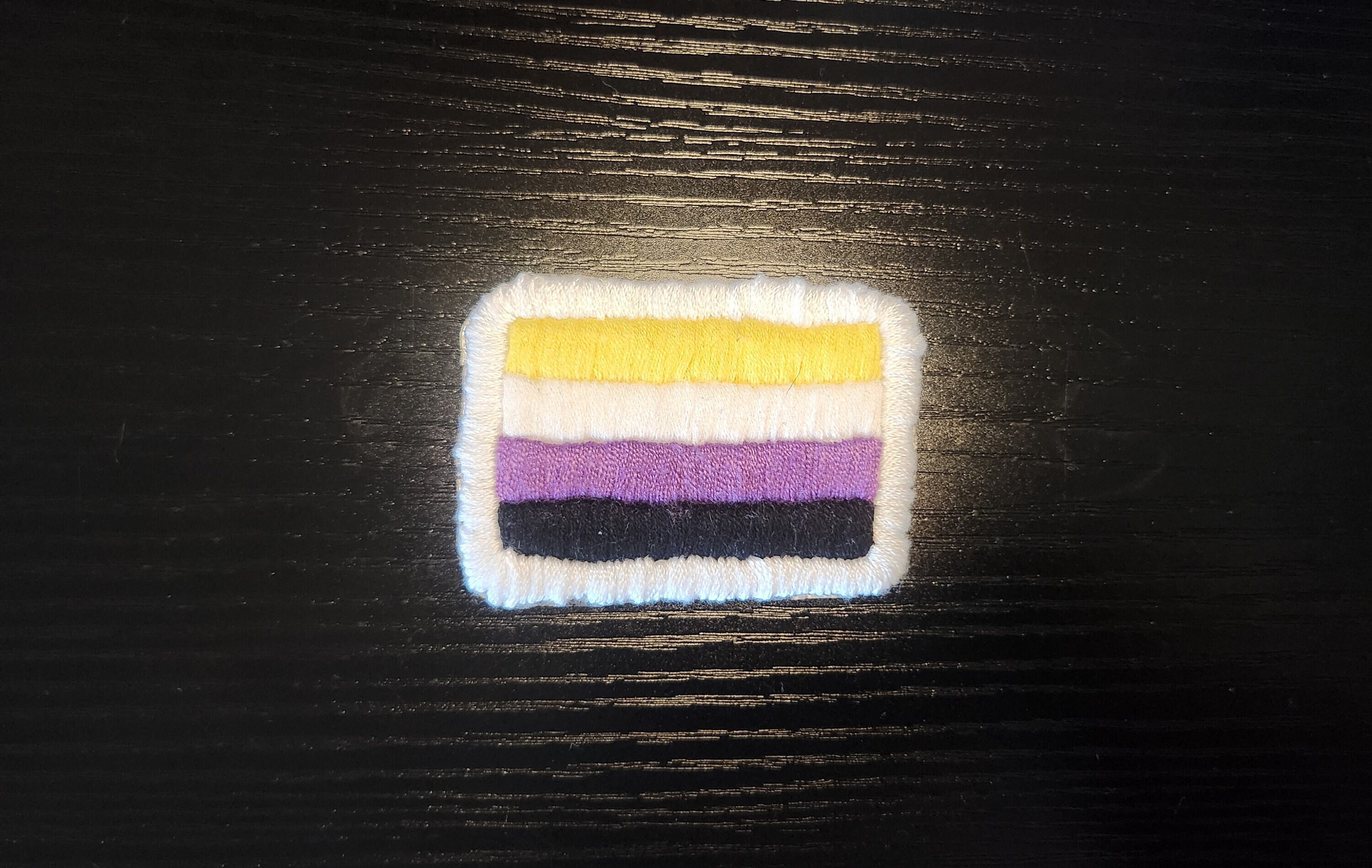 Nonbinary Pride Flag Patch - Etsy