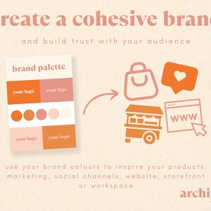 Brand Colour Palette Template - Editable Canva Template - Small ...