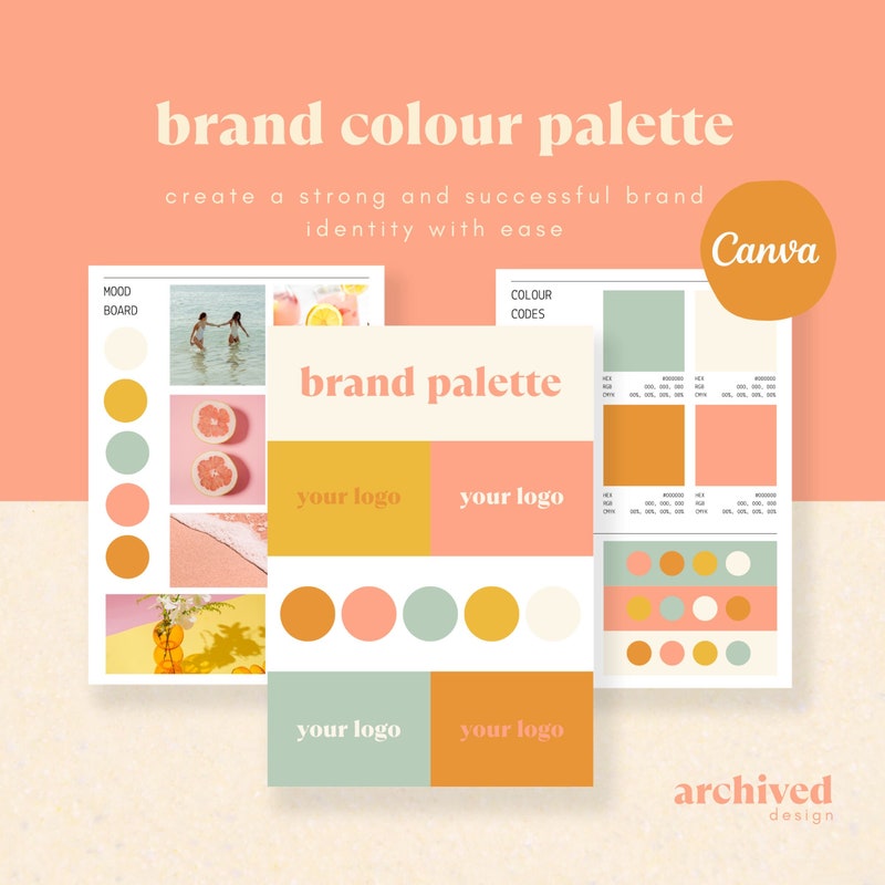 Brand Color Palette - Etsy