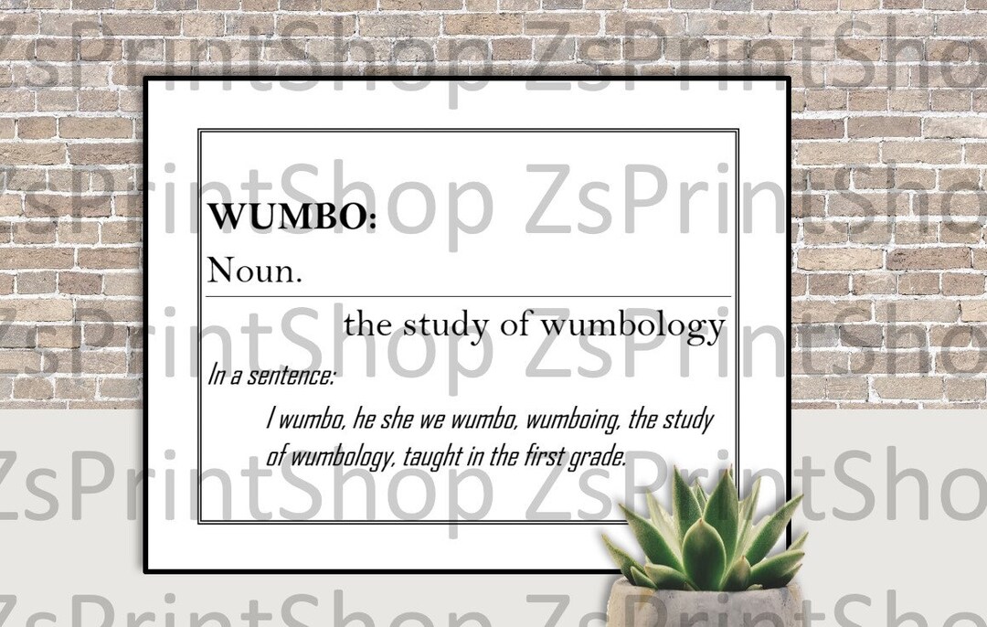 Funny Aesthetic Spongebob Digital Print Decor Quote Wumbo! Instant ...