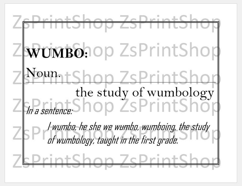 Funny Aesthetic Spongebob Digital Print Decor Quote Wumbo - Etsy