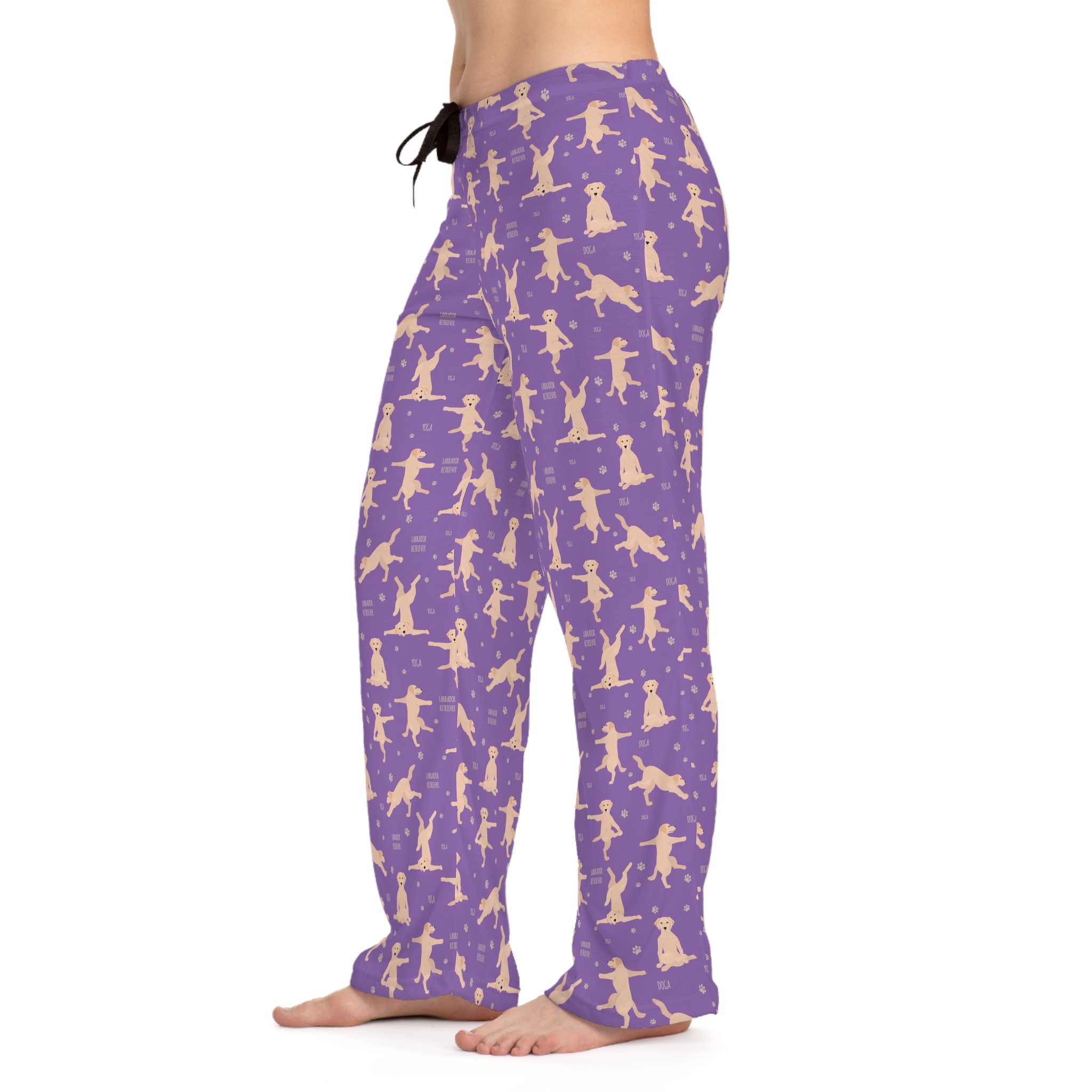 Labrador Funny Yoga Pajama Pants, Pjs, Dog Mom, Anniversary Gift, Dog ...