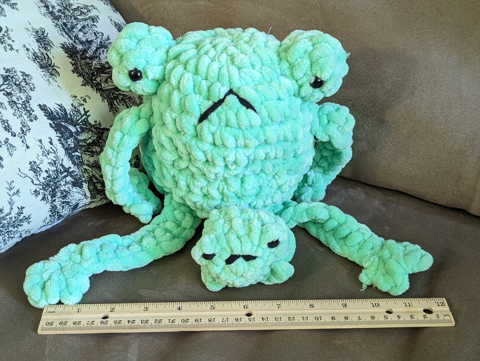Frogmore and Froglet - Crochet Plush Frog Soft Toy - Etsy