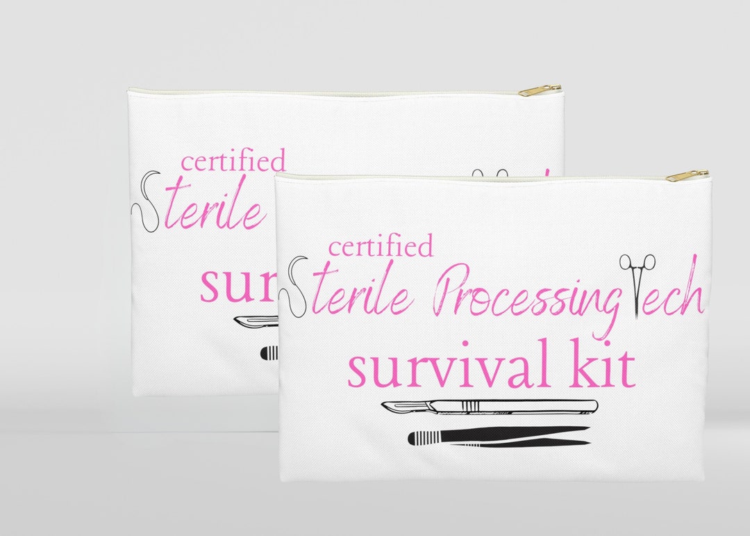 Certified Sterile Processing Tech Survival Kit Pouch-pink, CSPT ...
