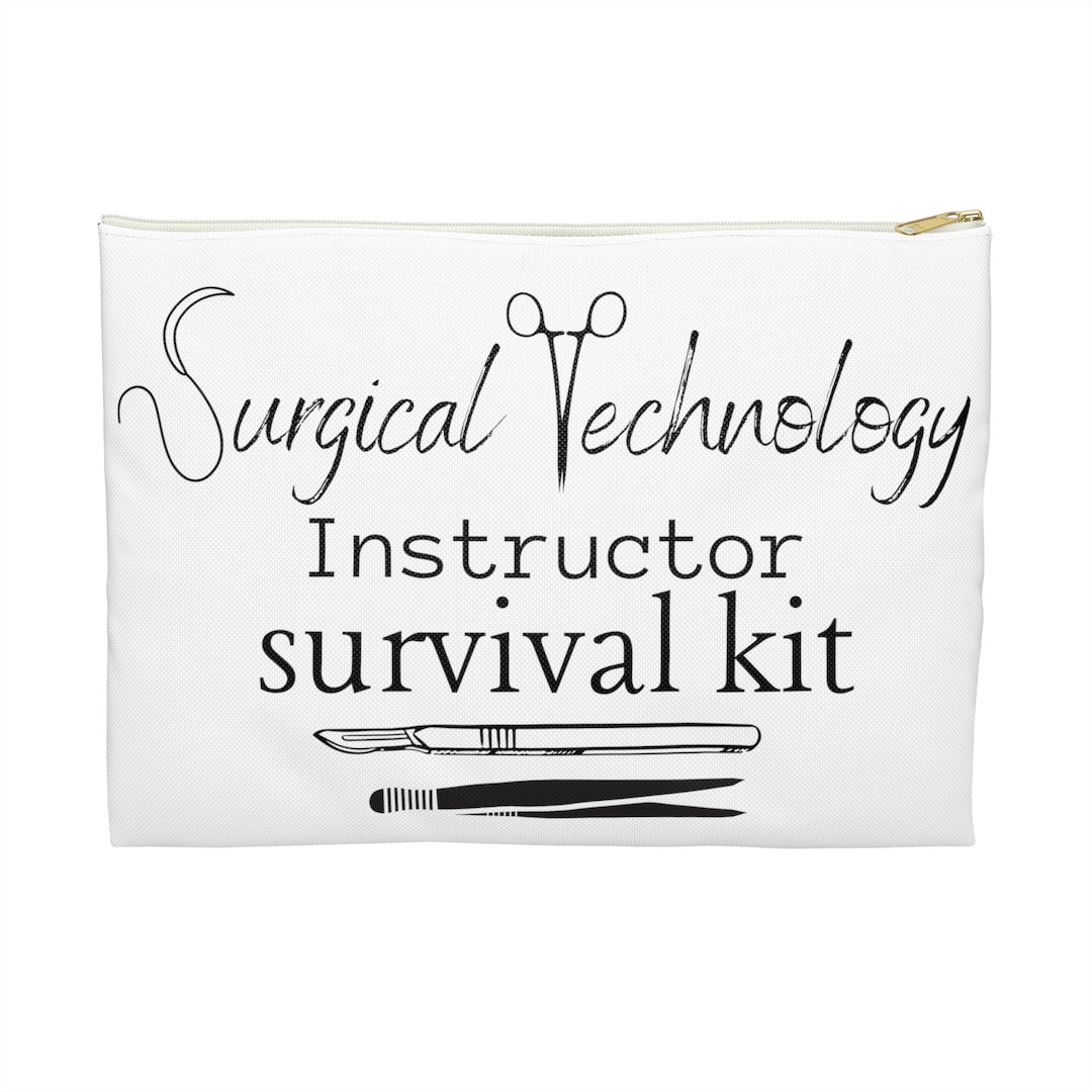 Surgical Technology Instructor Survival Kit Pouch-black, CST Gift, Perioperative Services ...