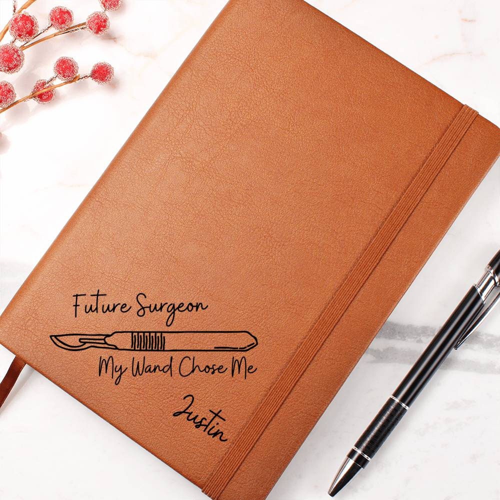 Personalized Future Surgeon Leather Journal, Beautiful Custom Name ...