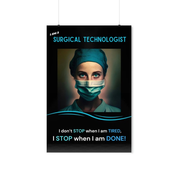 Surgical Tech Poster - Etsy