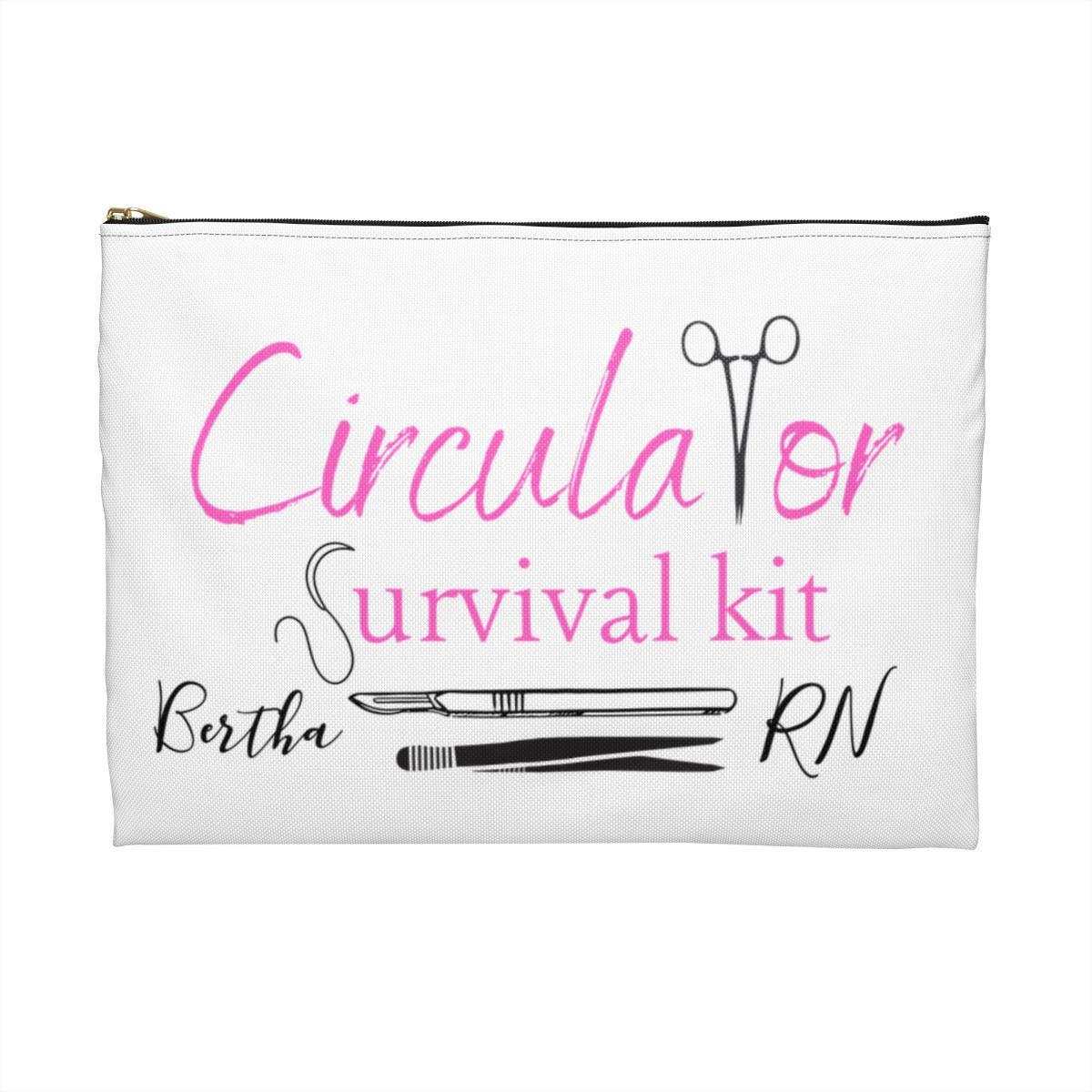 Personalized Circulator Survival Kit Pouch, RN Gift, Perioperative ...