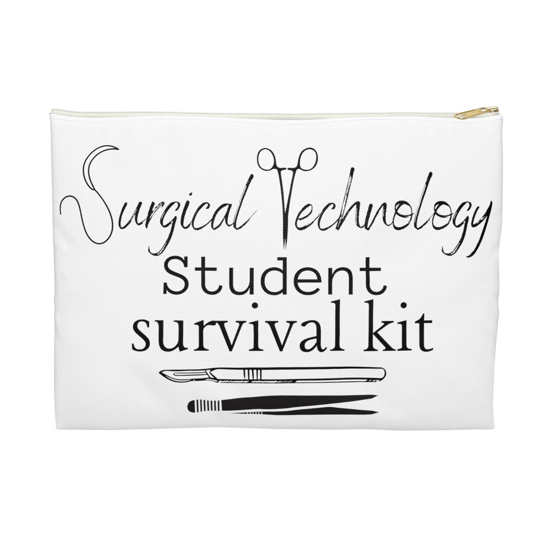 Surgical Technology Student Survival Kit Pouch-black, CST Gift ...