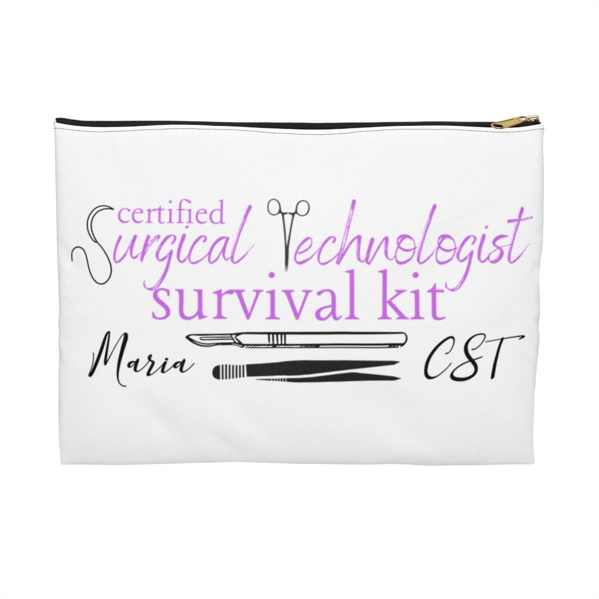 Personalized Surgical Technology Survival Kit Pouch, CST Gift ...