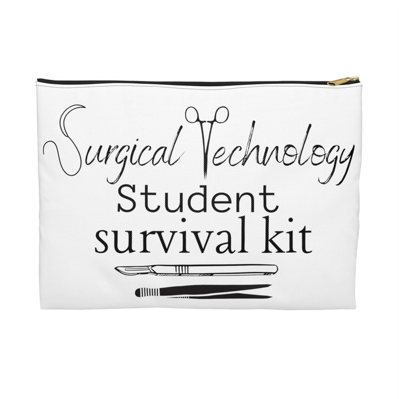 Surgical Technology Student Survival Kit Pouch-black, CST Gift ...