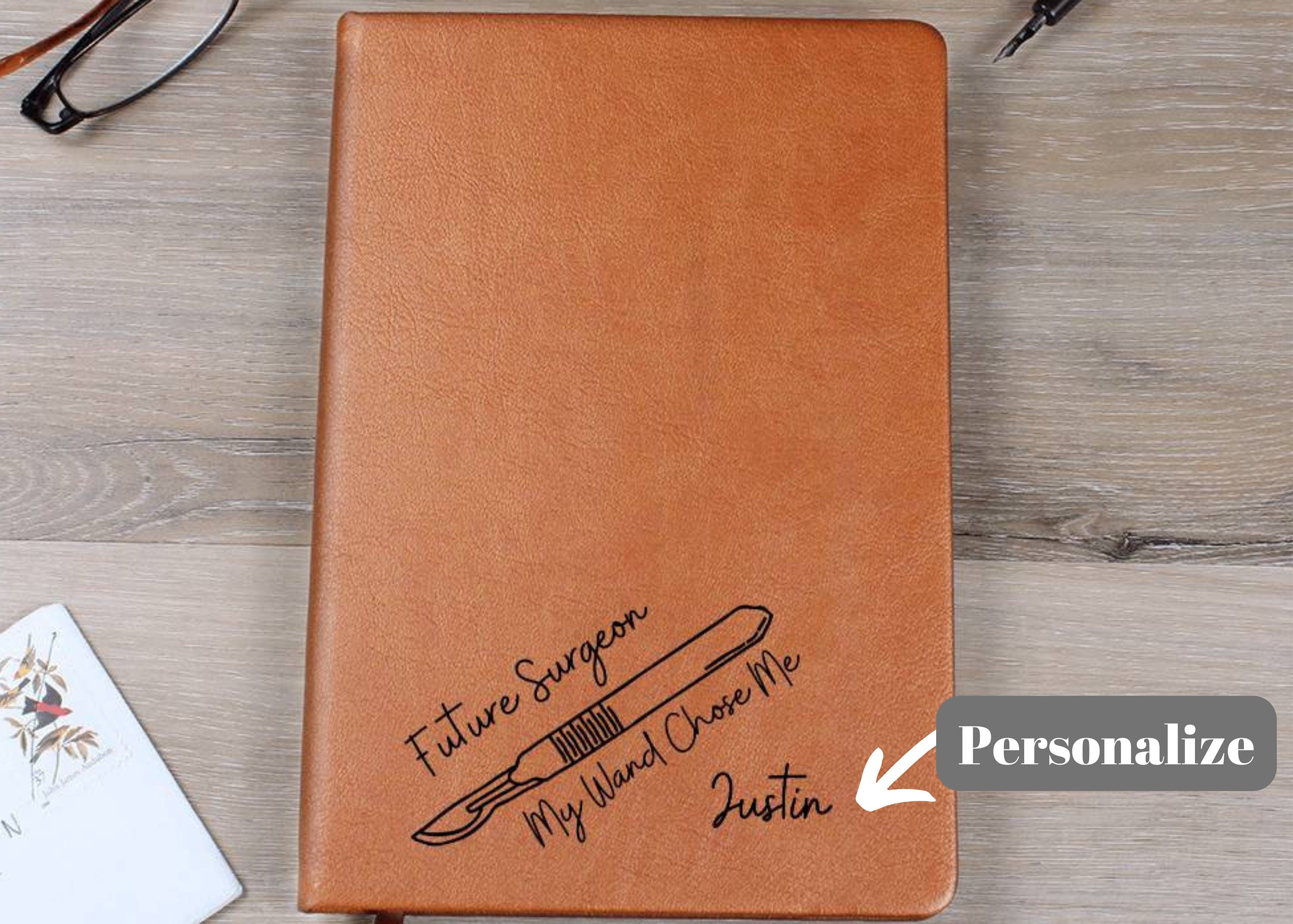 Personalized Future Surgeon Leather Journal, Beautiful Custom Name ...