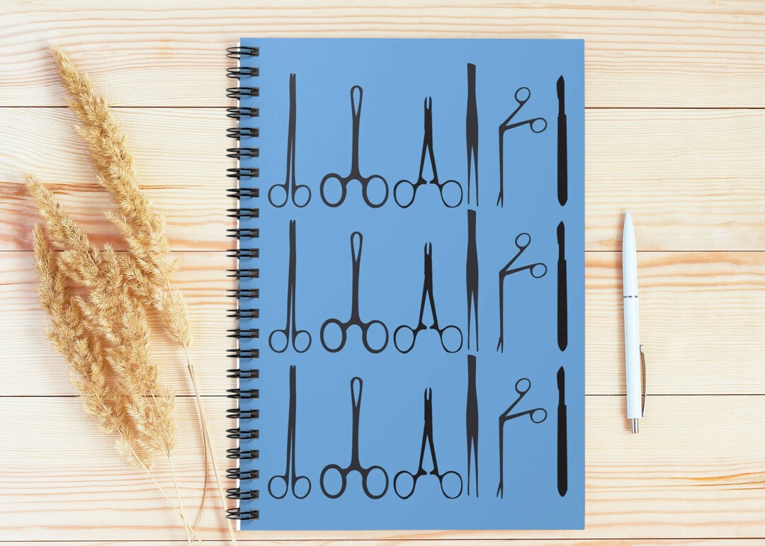 Operating Room Spiral Notebook Ruled Line, Medical Notebook for ...