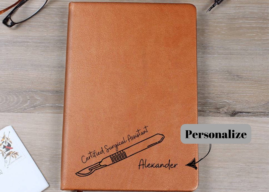 Operating Room Surgical Assistant Leather Journal,personalized Name ...