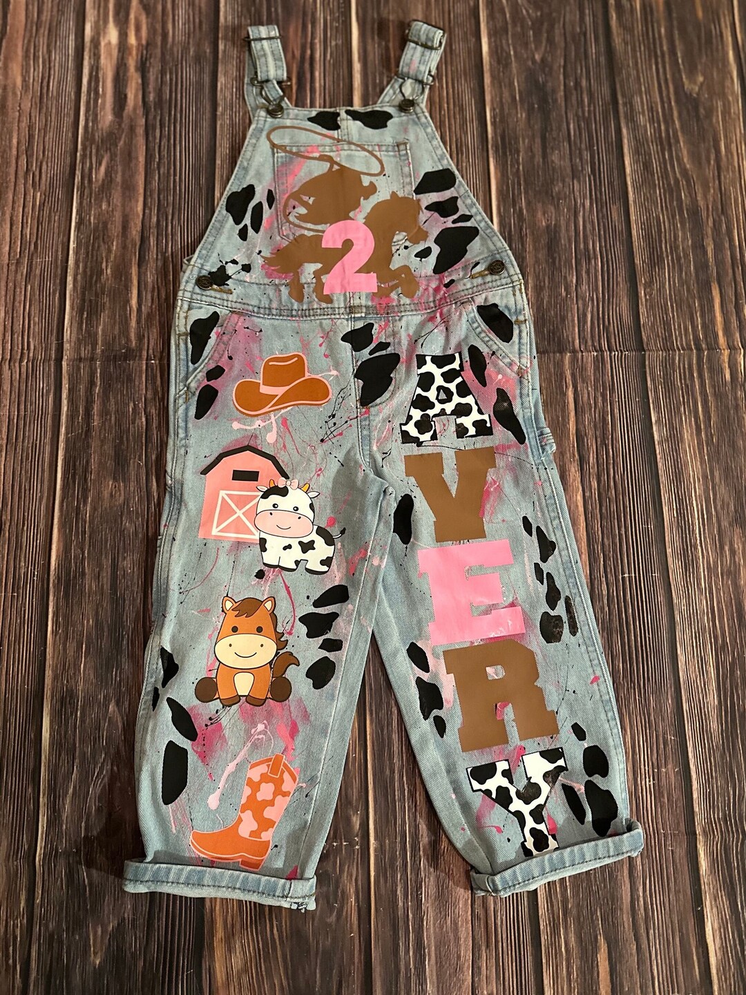 Custom Rodeo Birthday Overalls - Etsy