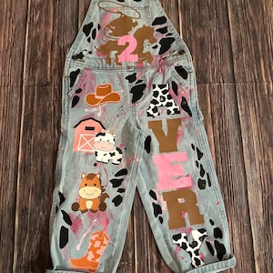 Custom Rodeo Birthday Overalls - Etsy