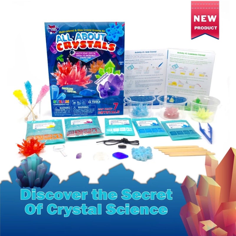 Crystal Growing Kit for Kids - Etsy
