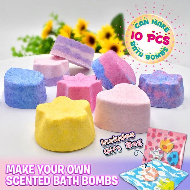 Magical DIY Bath Bombs Kit for Kids, Fun, Educational Craft Project ...
