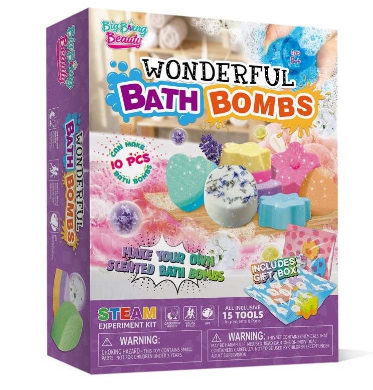 Magical DIY Bath Bombs Kit for Kids, Fun, Educational Craft Project ...