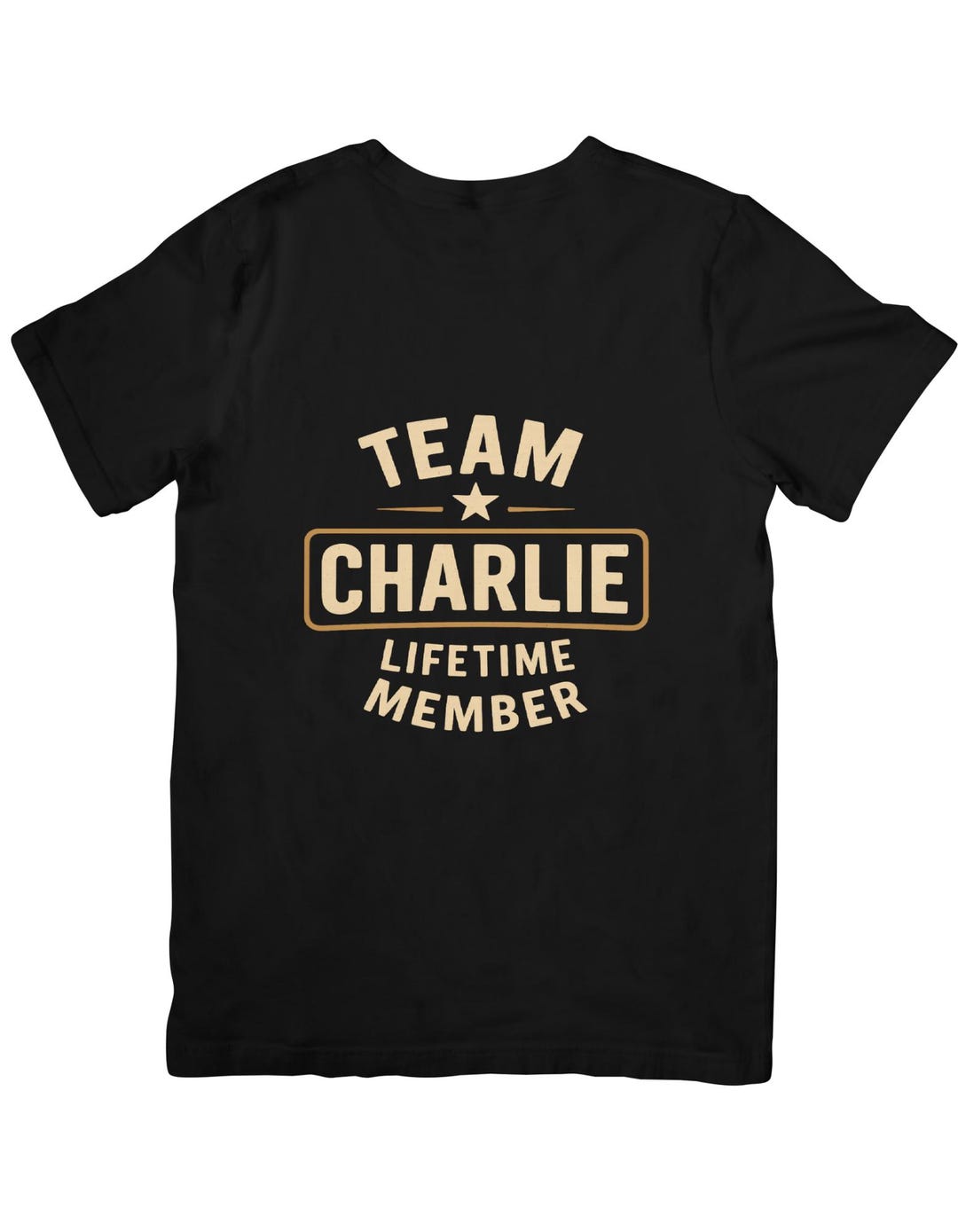 Funny Name Shirt – Team Charlie Lifetime Member T-shirt, Charlie Humor ...