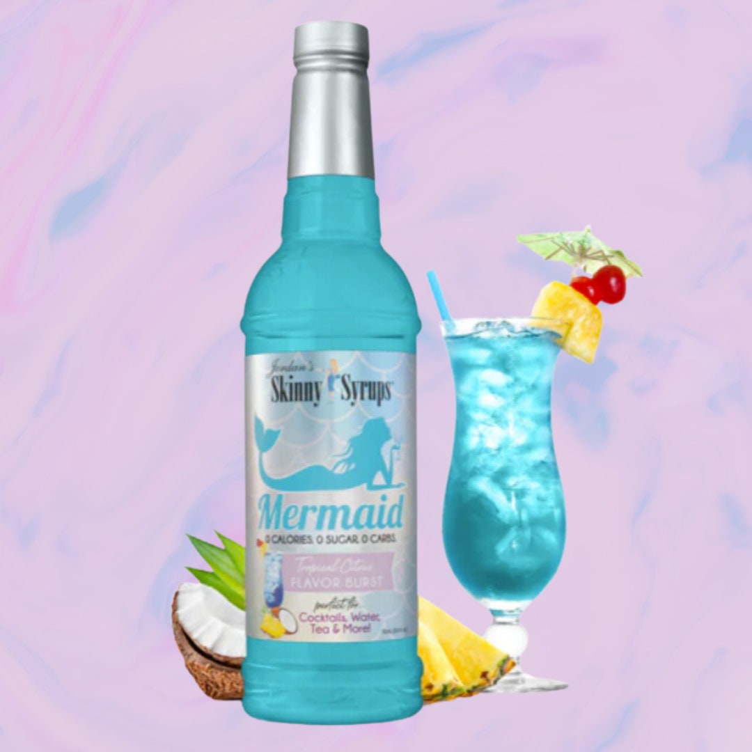 Jordan's Sugar Free Mermaid Skinny Syrups for Cocktails - Etsy